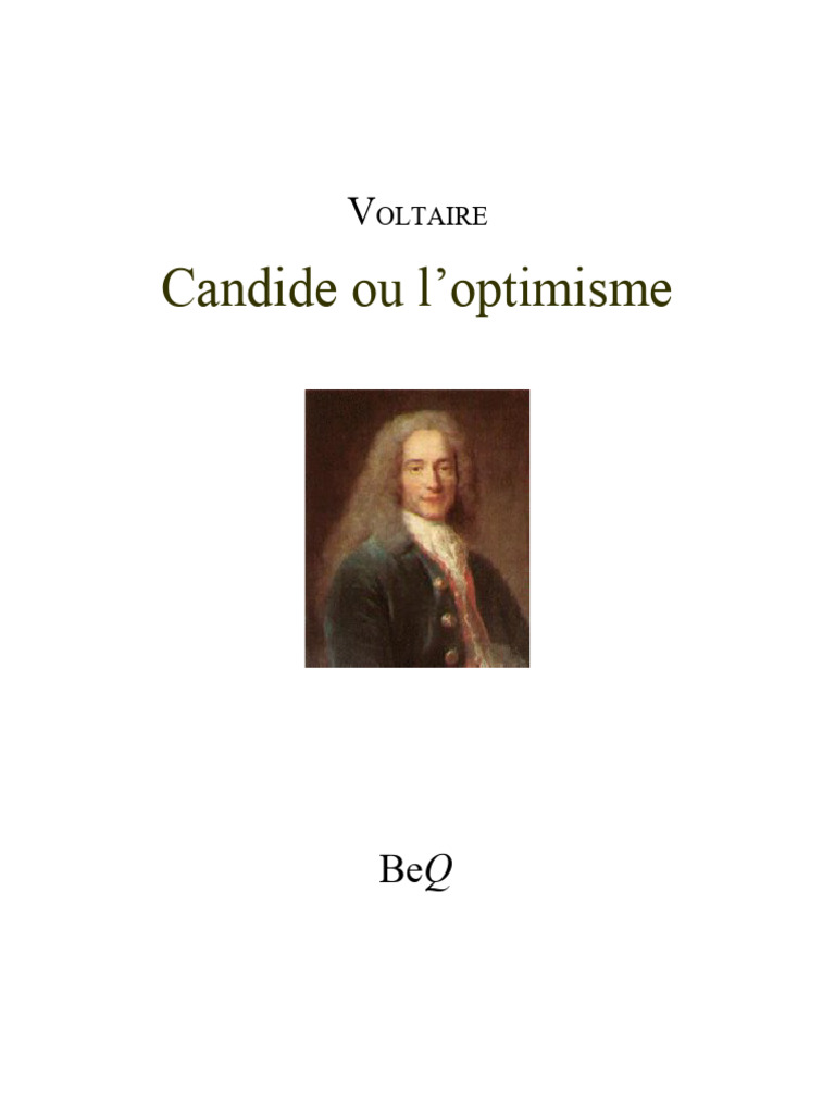 Voltaire Candide | PDF | Candide