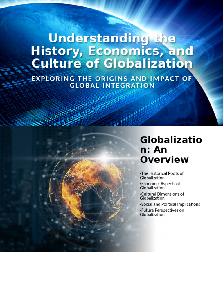 The History of Globalization | PDF | Globalization | Sustainability
