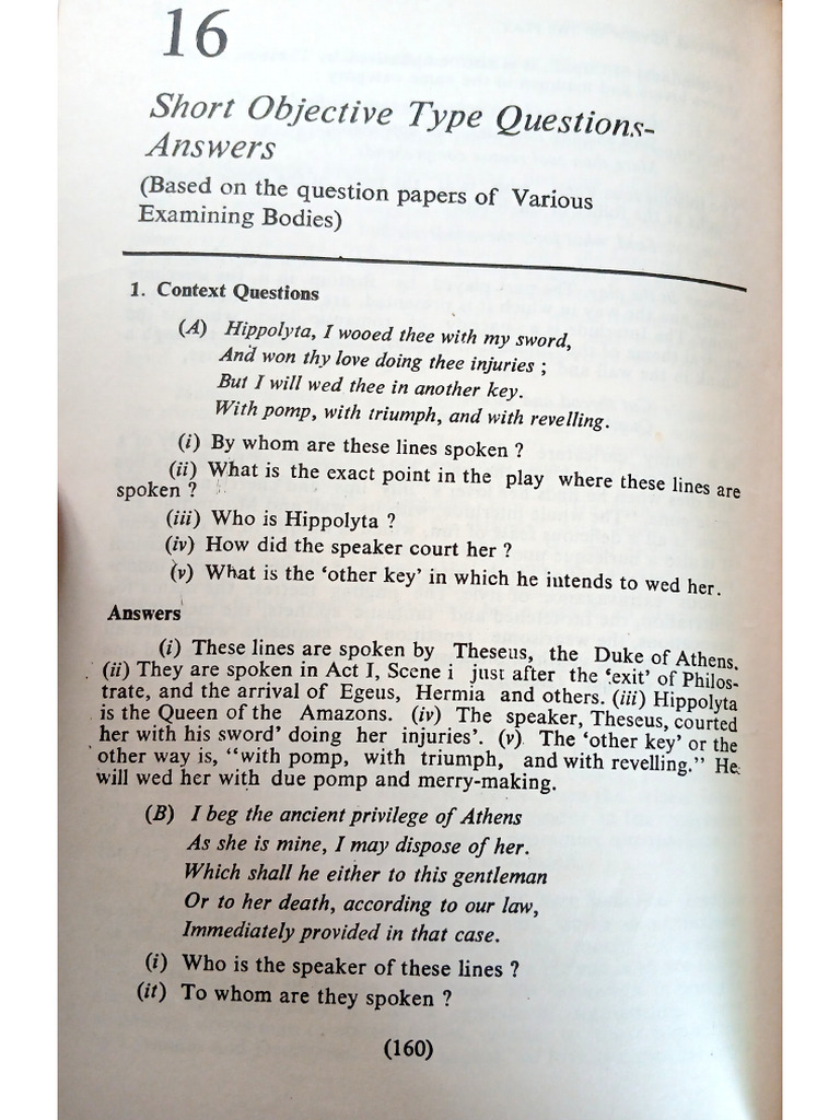 Short Question Answer | PDF