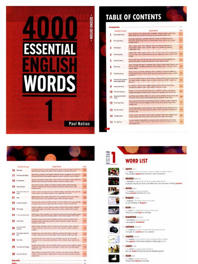 4000 Essential English Words 1 | PDF