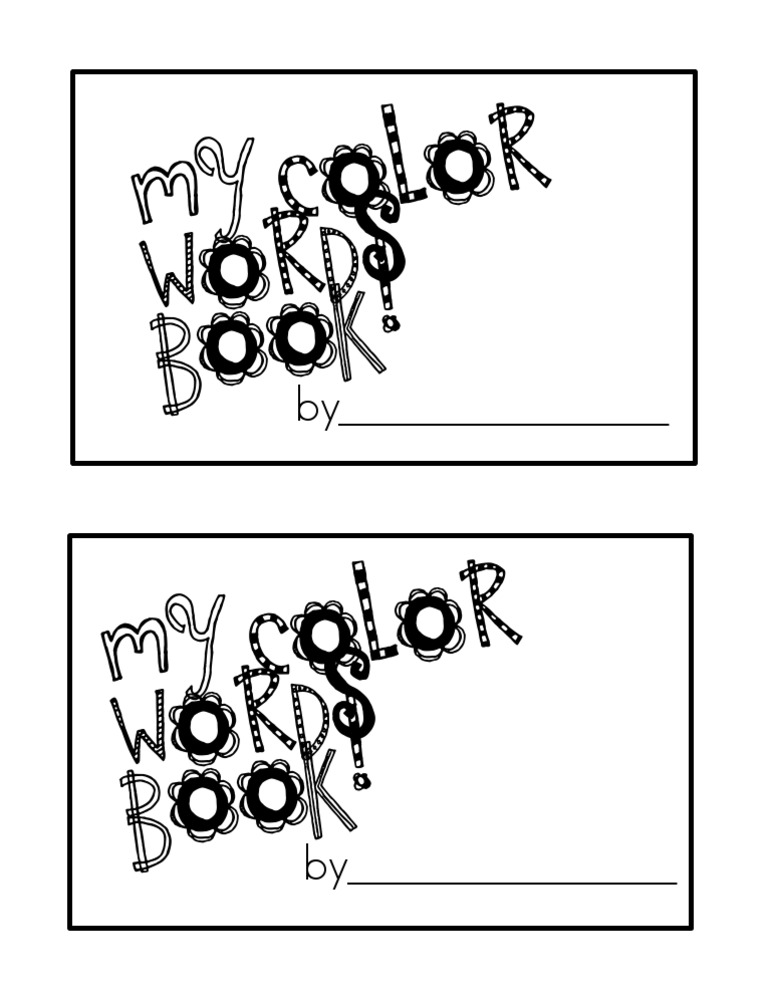 My Color Words Book | PDF