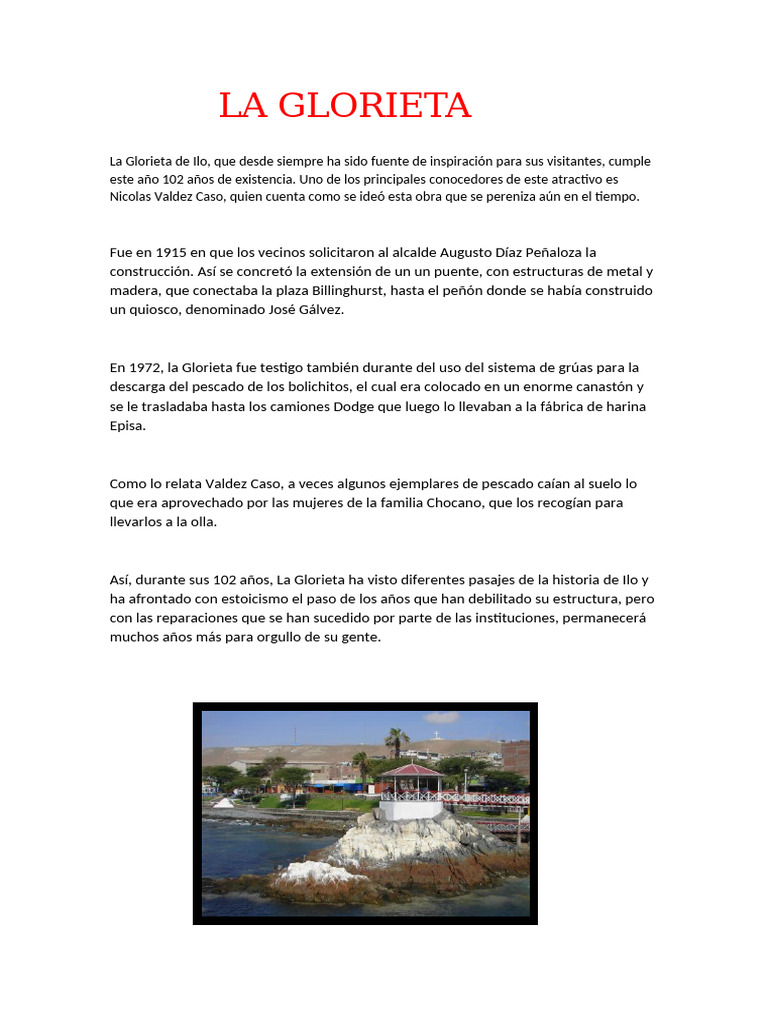 La Glorieta | PDF
