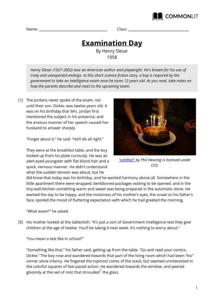 Examination Day | PDF