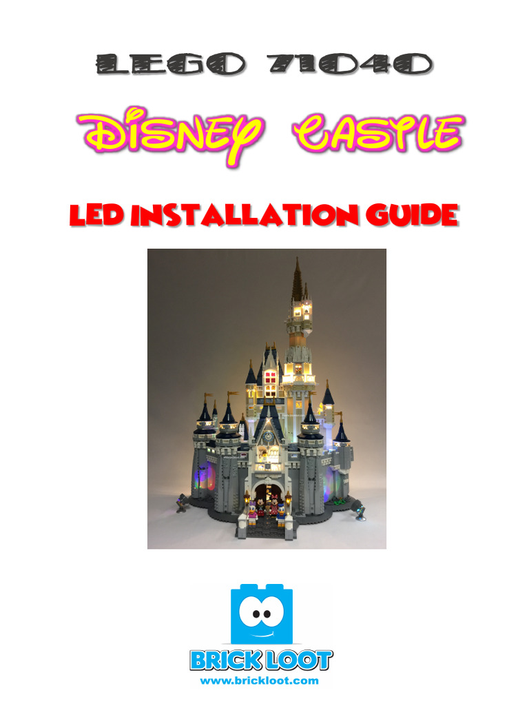 Disney Castle LED Install 71040 | PDF
