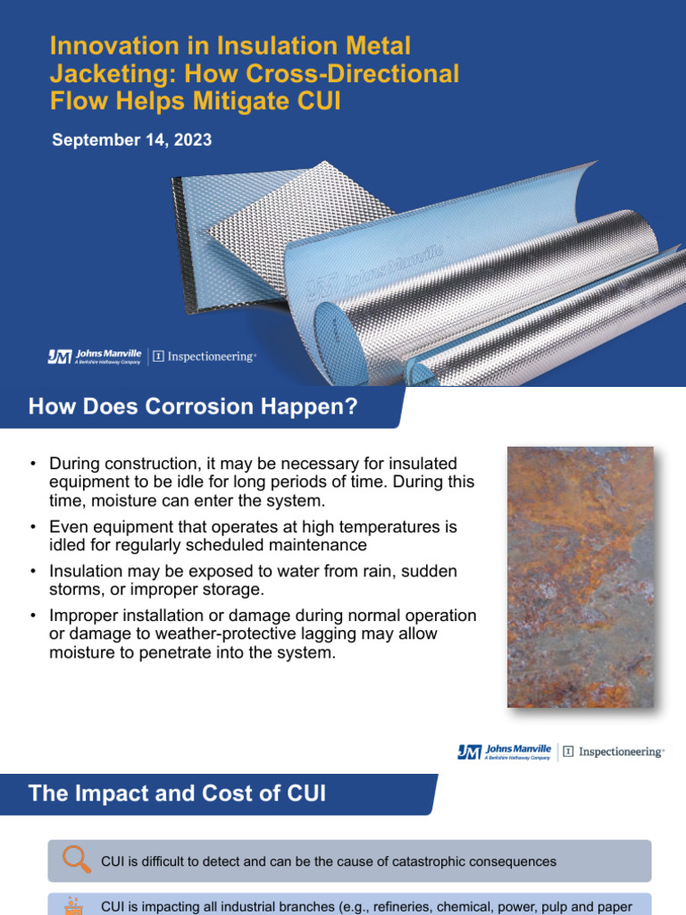 Innovation in Insulation Metal Jacketing: How Cross-Directional Flow ...