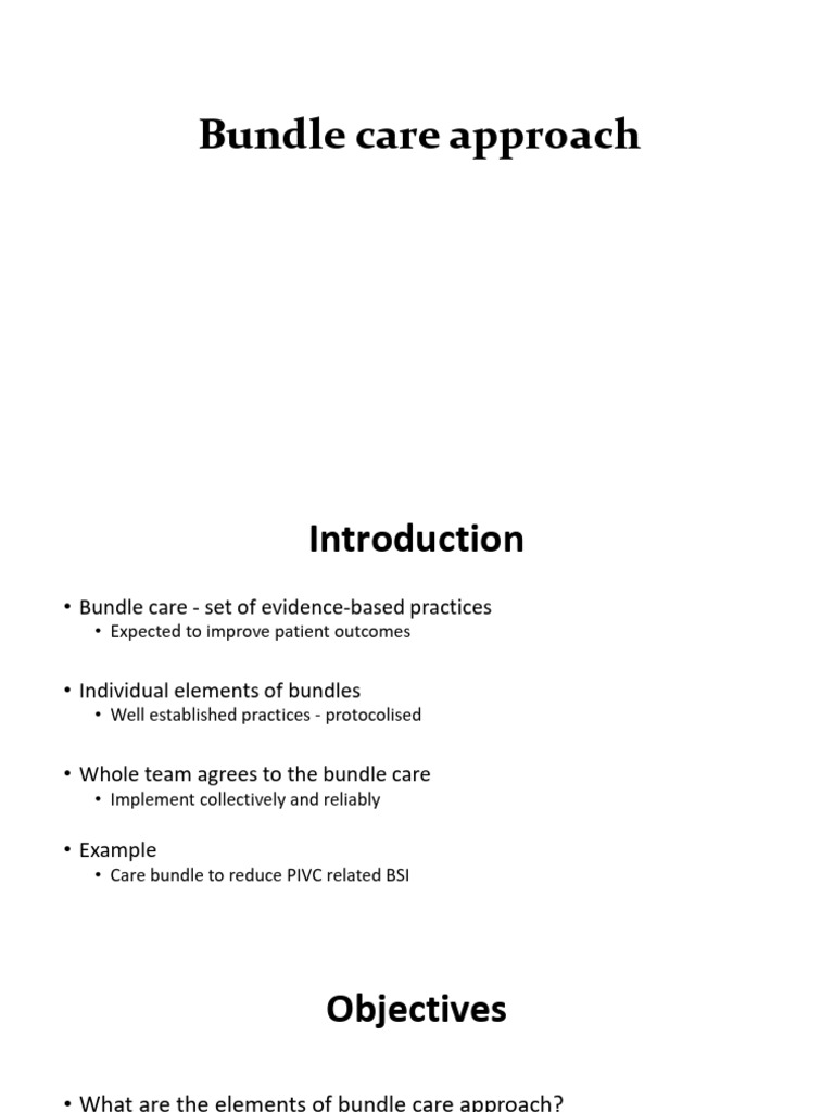 Bundle Care | PDF | Wellness | Science & Mathematics