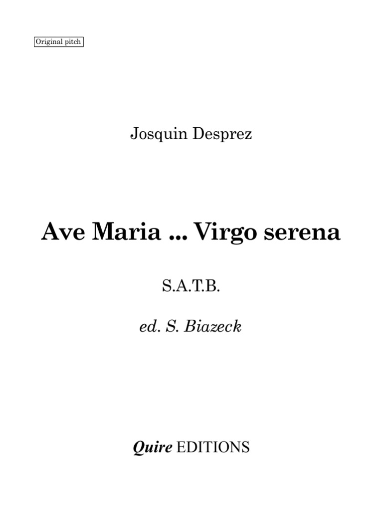 Ave Maria 2 Pdf