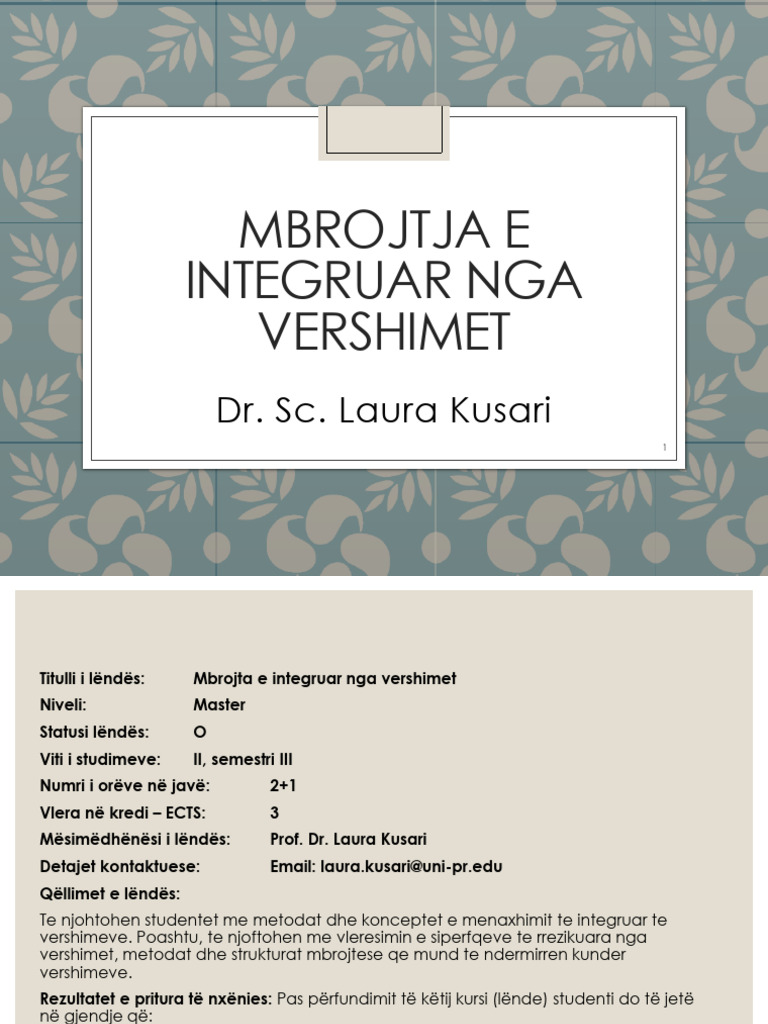 Vershimet M 2022 | PDF