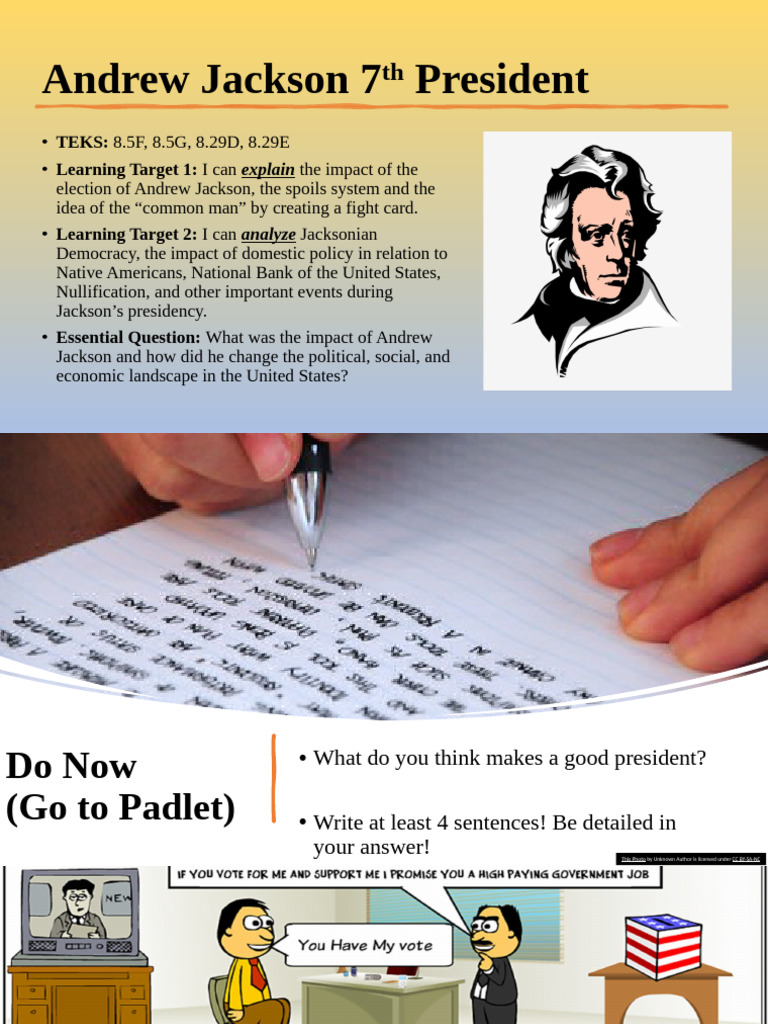 Andrew Jackson All Topics Long Version 2024 | PDF | Trail Of Tears ...