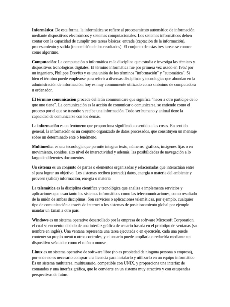 Informática | PDF | Informática | Interfaces gráficas de usuario