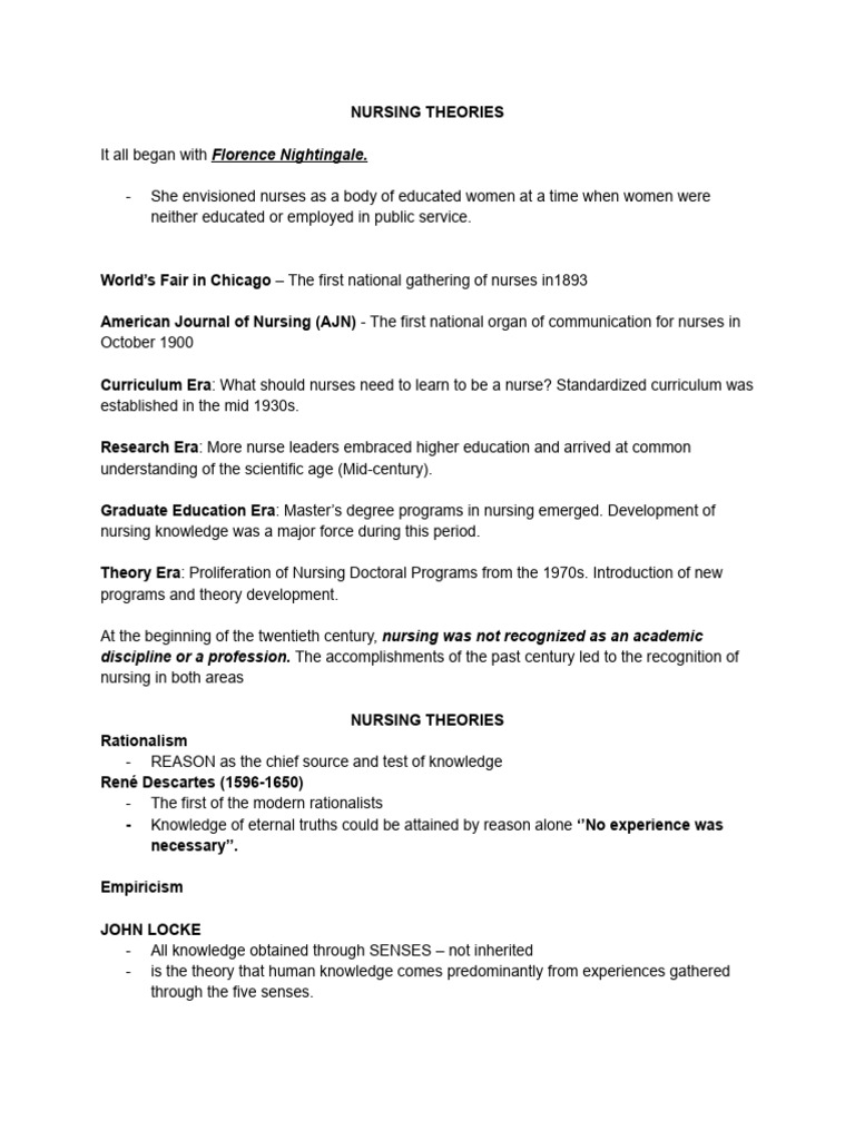 TFN Reviewer W1-3 | PDF | Theory | Rationalism