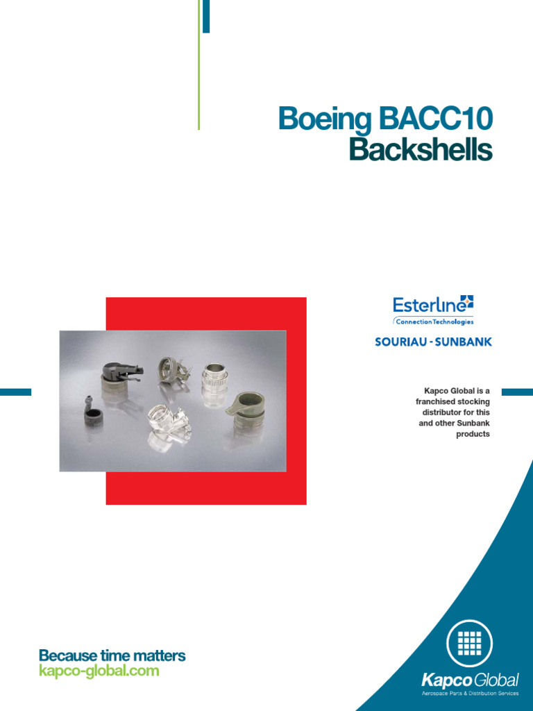 Boeing BACC10 Backshells | PDF | Manufactured Goods