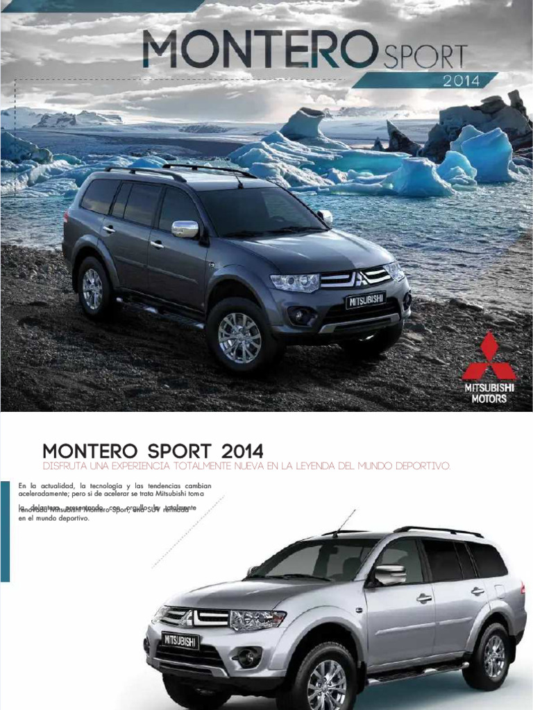 Ficha técnica Mitsubishi Montero Sport 2014 | PDF | Vehículos ...