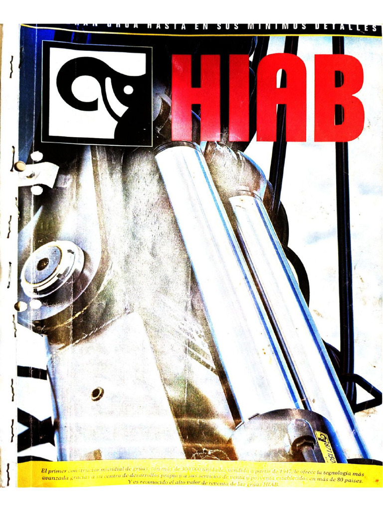 Manual Grua Hidráulica Marca HIAB | PDF
