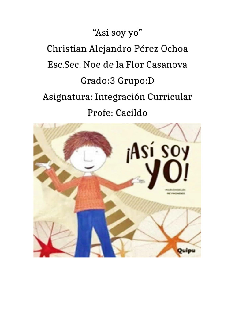 Asi Soy Yo | PDF