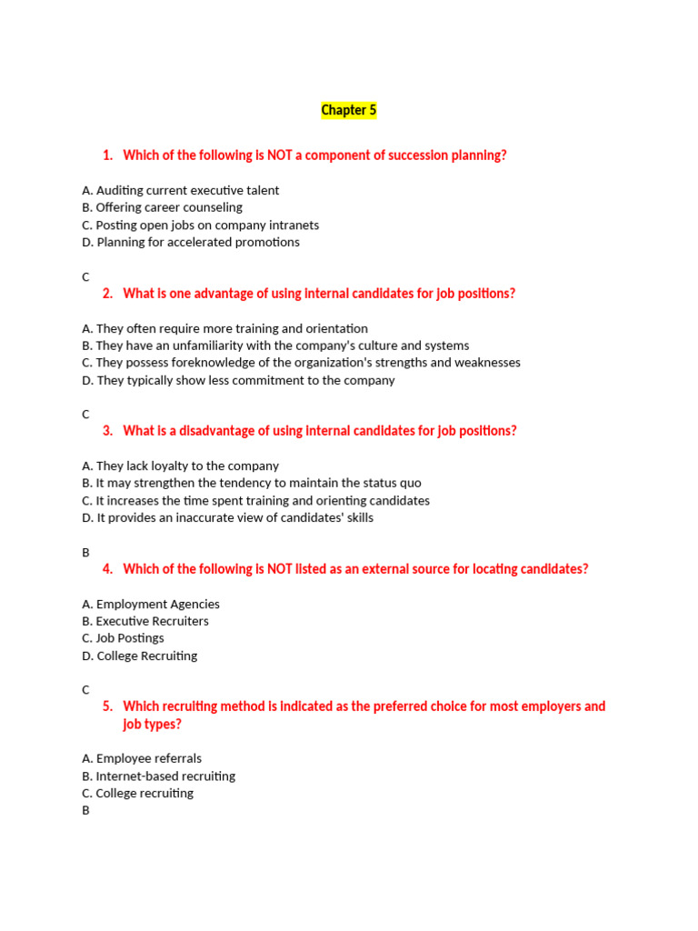 Chapters 5 6 Credit Section | PDF | Recruitment | Outsourcing