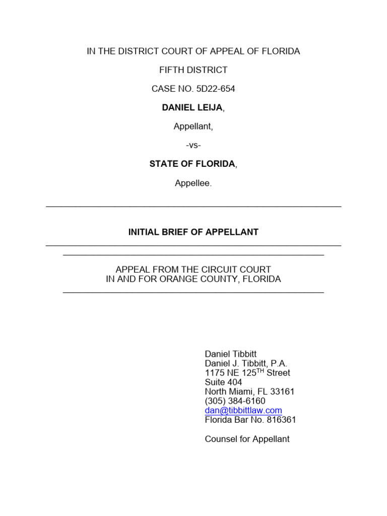 Daniel Leija Initial Amended | PDF | Miranda Warning | Public Law
