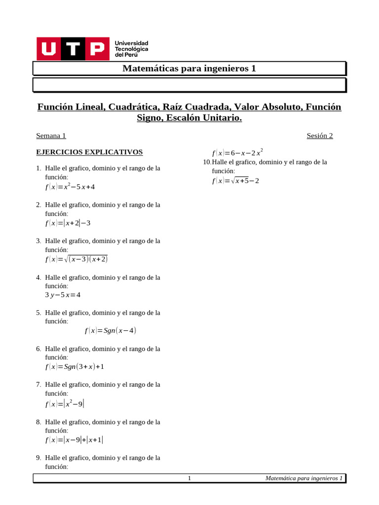 S01.s2 - Ejercicios | PDF