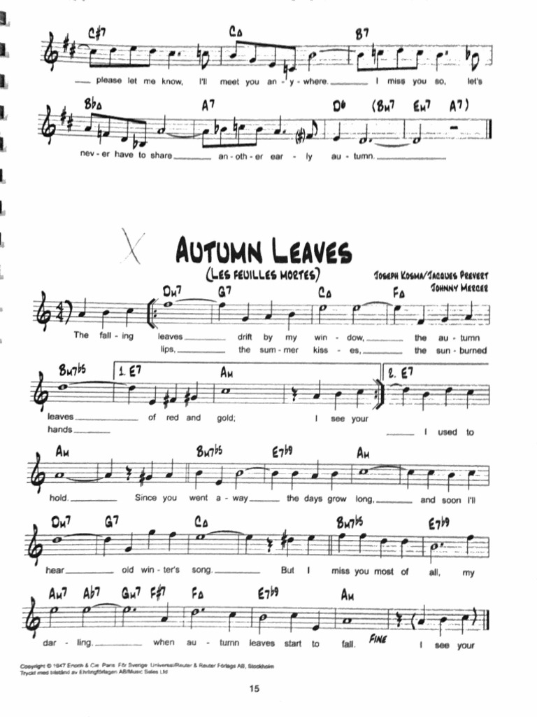 Autumn Leaves | PDF
