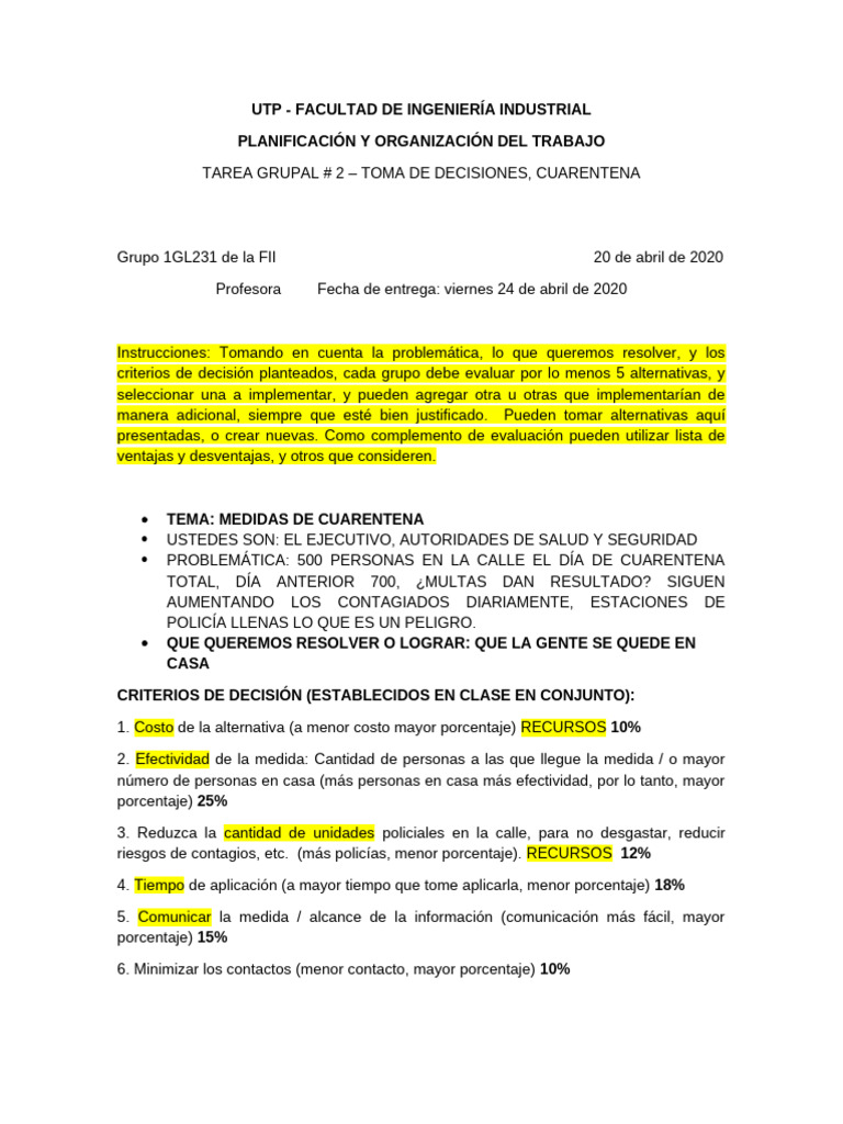 Tarea Grupal 2-1 | PDF | Multa (pena)