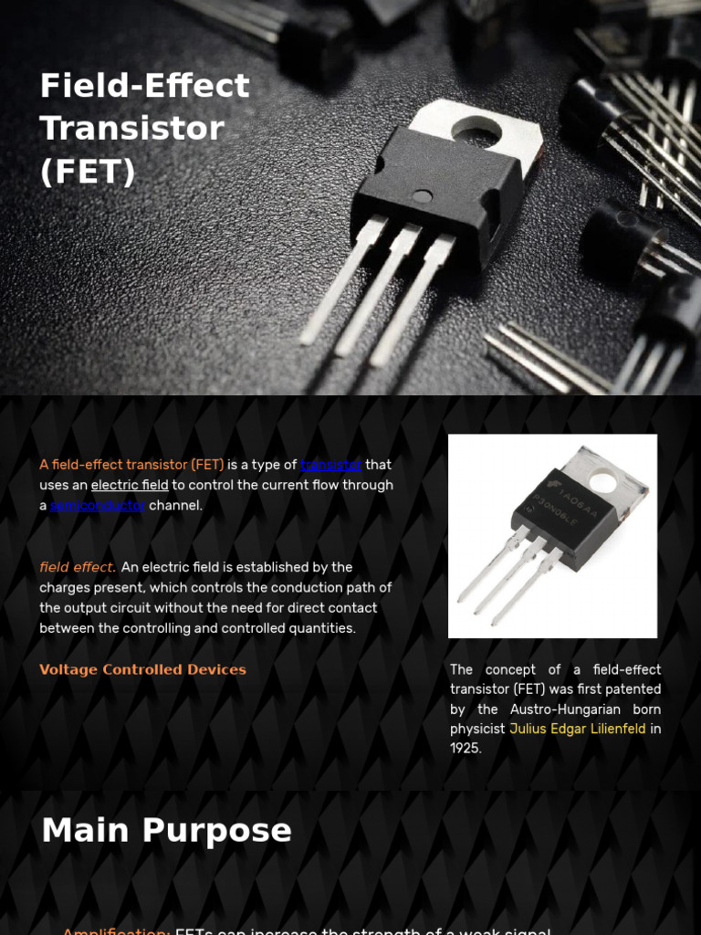 FET | PDF | Field Effect Transistor | Mosfet