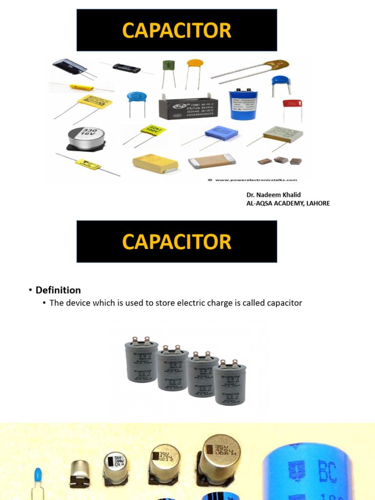capacitor-201126053201 | PDF | Capacitor | Capacitance