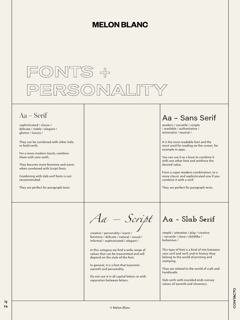 U2 - 03 - Fonts + Personality - EN | PDF | Typefaces | Serif