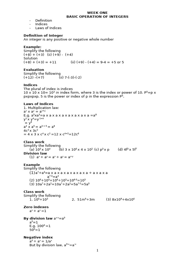 JS 2 Maths Lesson Note | PDF | Numbers | Interest