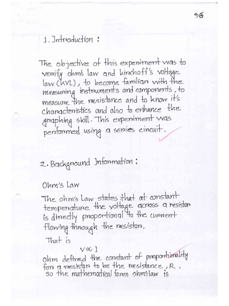 Lab Report Sample | PDF