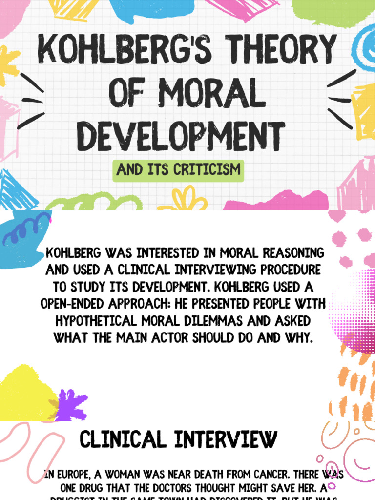 Kohlberg's Theory of Moral Development | PDF | Adolescence | Morality