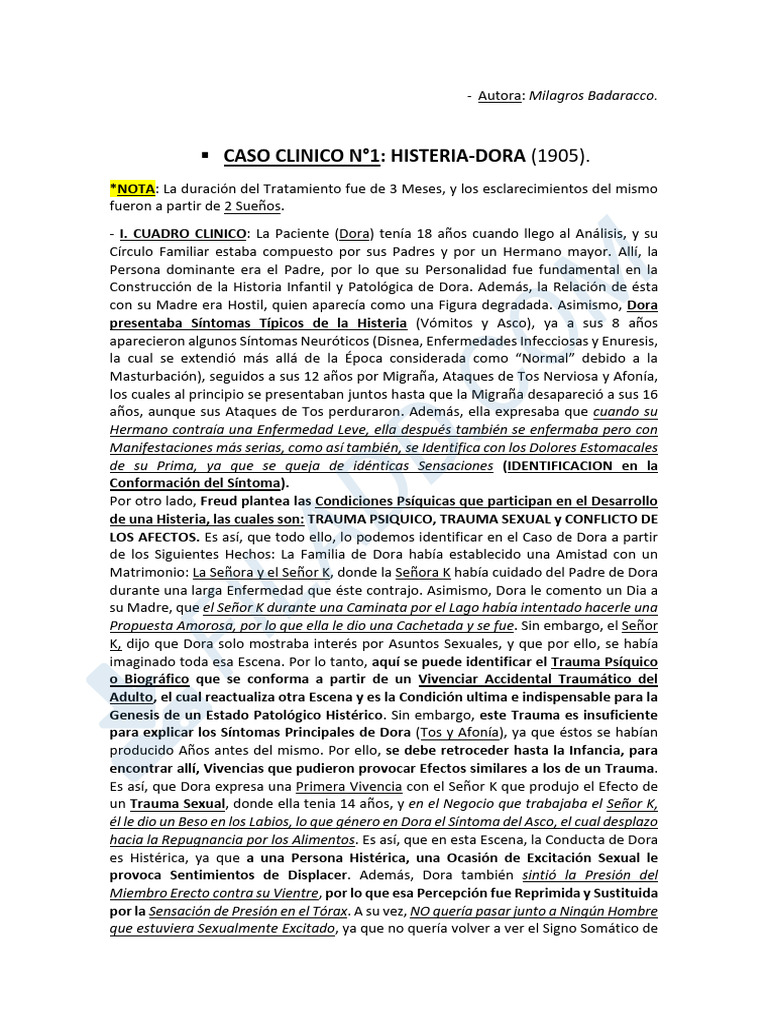 Resumen Casos Clinicos | PDF | Neurosis | Trauma psicólogico