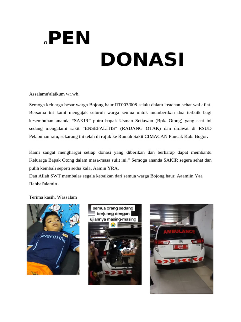 Open Donasi | PDF | Kesehatan Holistik