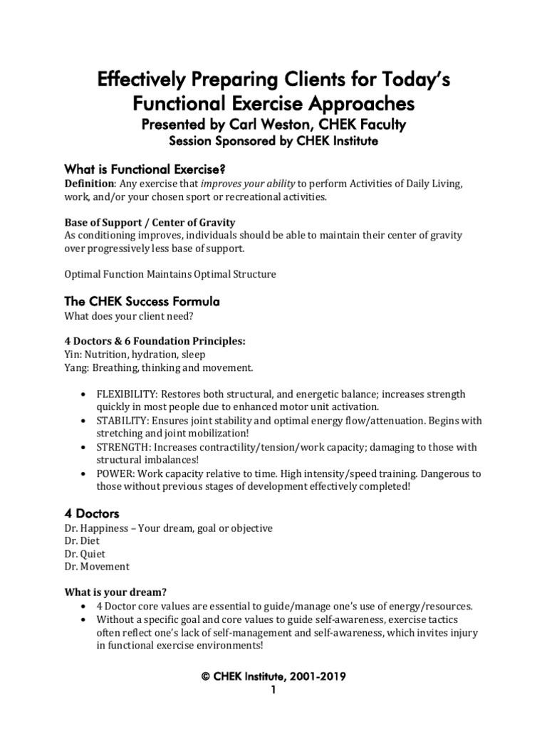1411 Functional Exercise Approaches | PDF | Breathing | Thorax