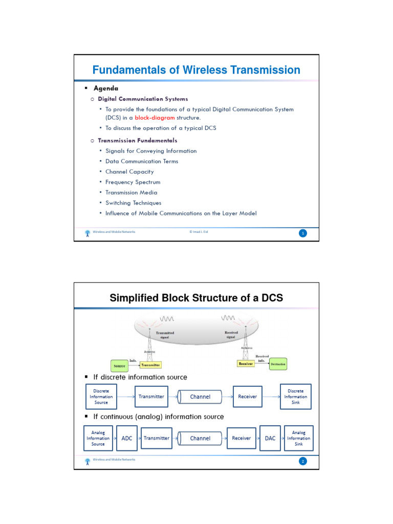 Wireless and Mobile Networks 2 Fundament | PDF | Modulation | Radio