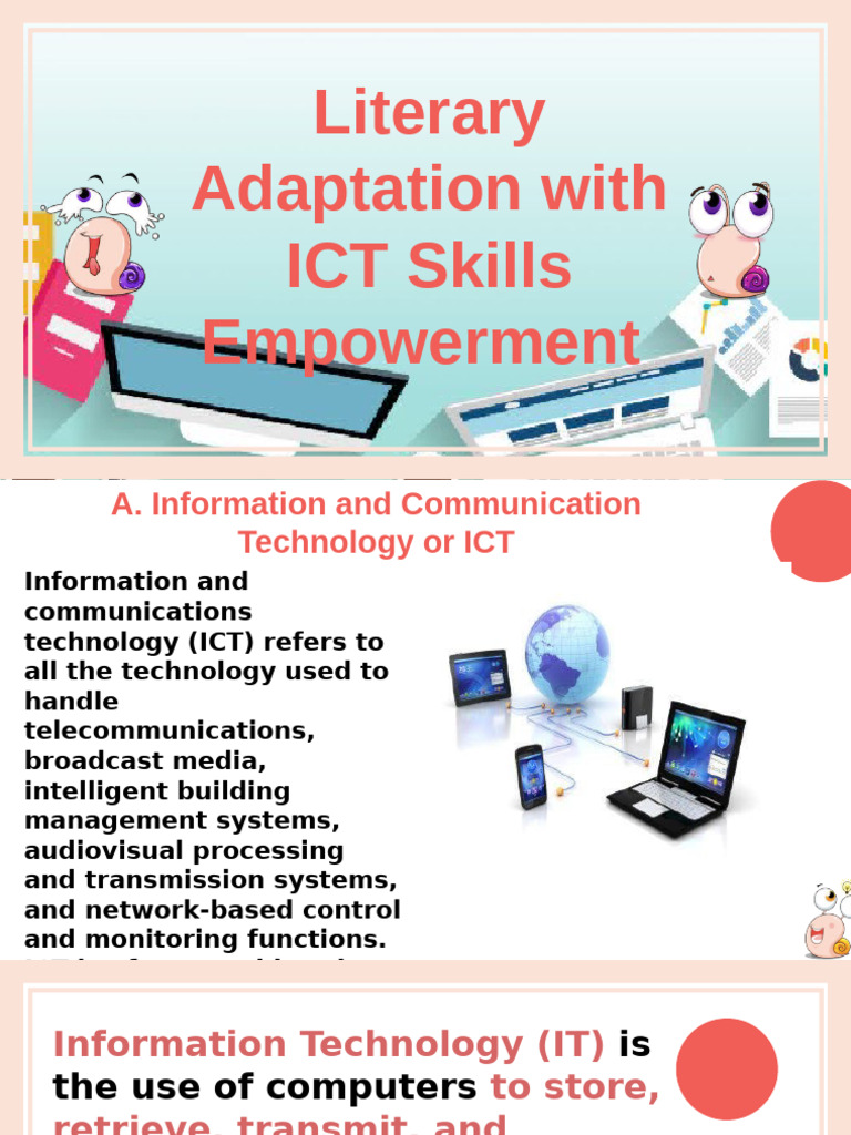 ICT Skills for Literary Adaptation | PDF