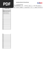 1st To 4th Mapeh E-Class Record Matatag Curriculum | PDF