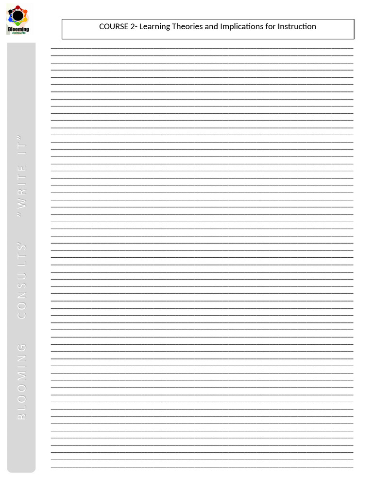 Write It | PDF | Learning | Cognition