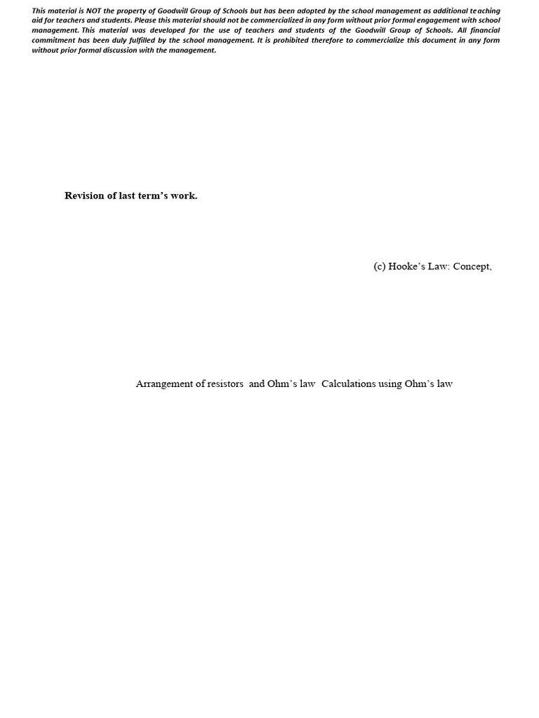 SS1 Physics E-Learning Notes: Term 3 | PDF | Young's Modulus | Atomic ...