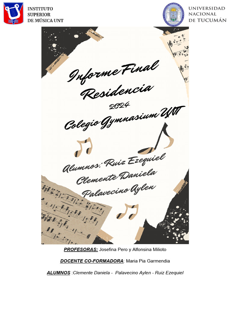 Informe de Residencia | PDF | Enseñando | Aprendizaje