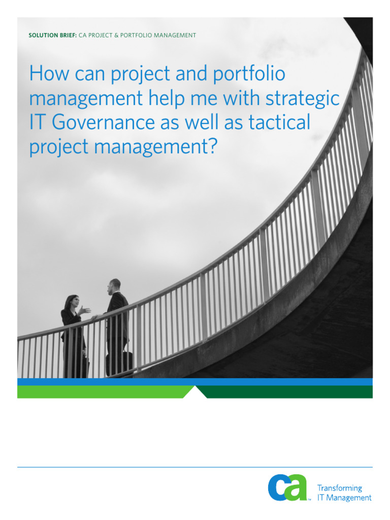 CA Project & Portfolio Management Solution Brief | PDF | Investment ...