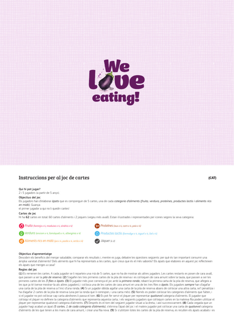 Cardgame Catalan en | PDF