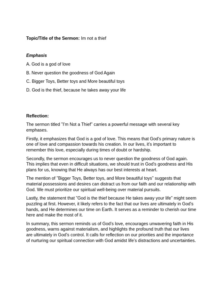 PSF Reflection Wop | PDF | Wellness | Religion & Spirituality