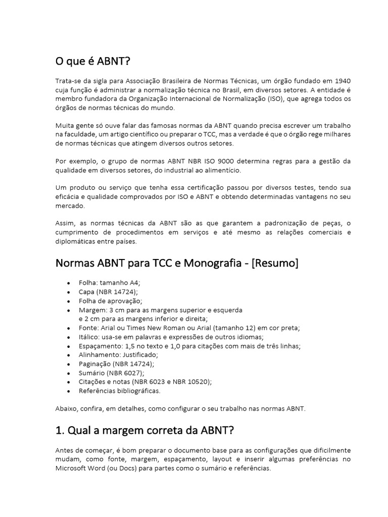Normas Abnt | PDF | Citação | Bibliografia