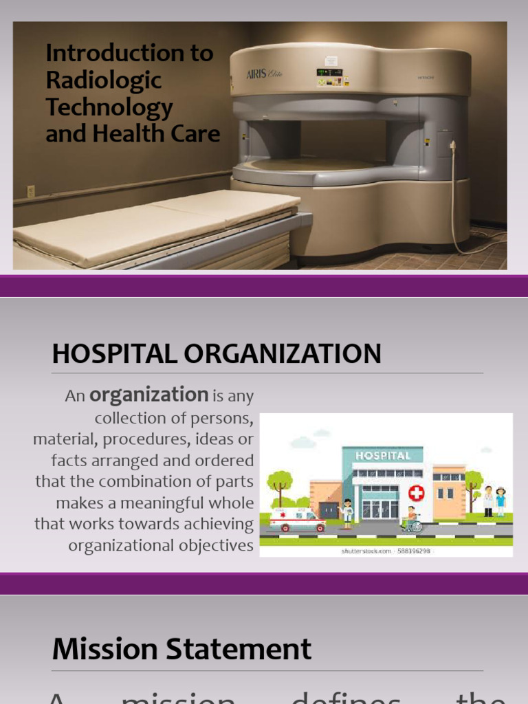 Introduction To Radiologic Technology and Health Care Lec2!8!22 23 ...