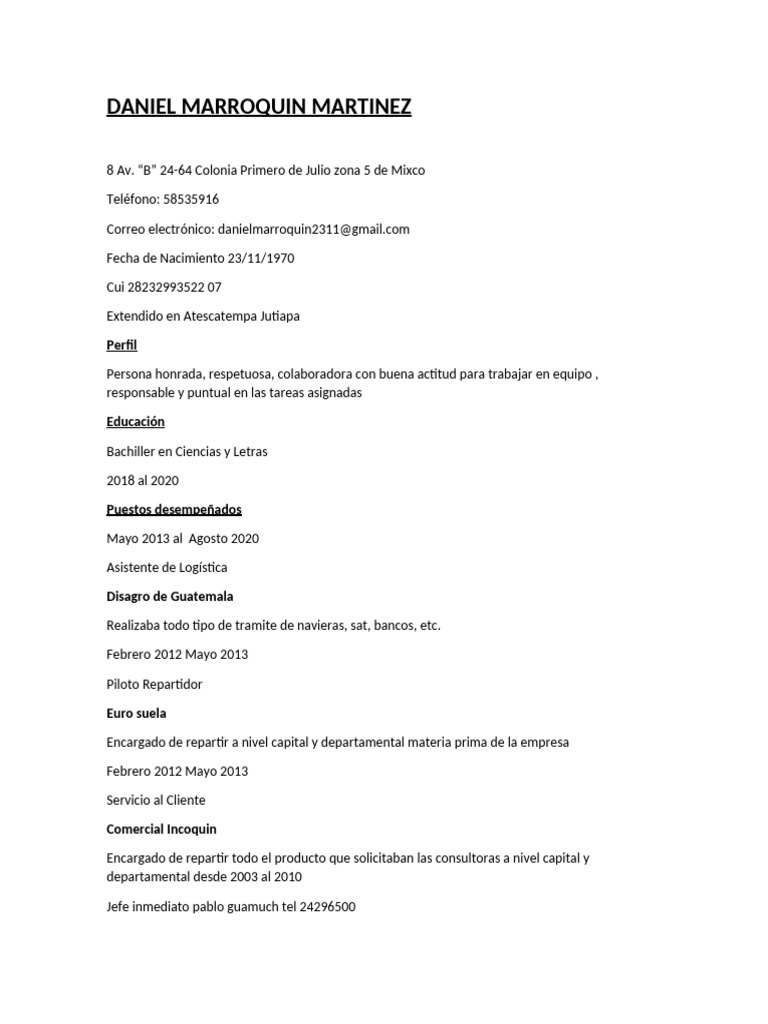 Curriculum Daniel 21 | PDF