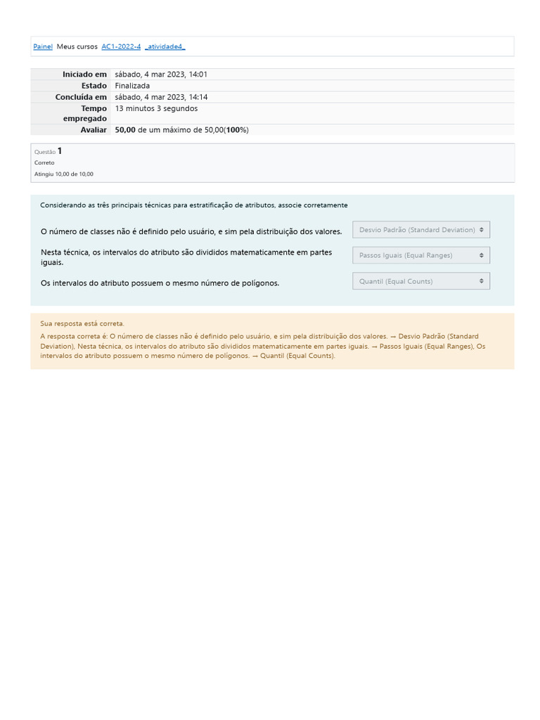 Atividade4 - Revisão Da Tentativa | PDF | Mapa | Cartografia