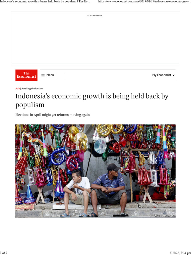 Indonesia's Economic Growth Is Being Held Back by Populism The ...