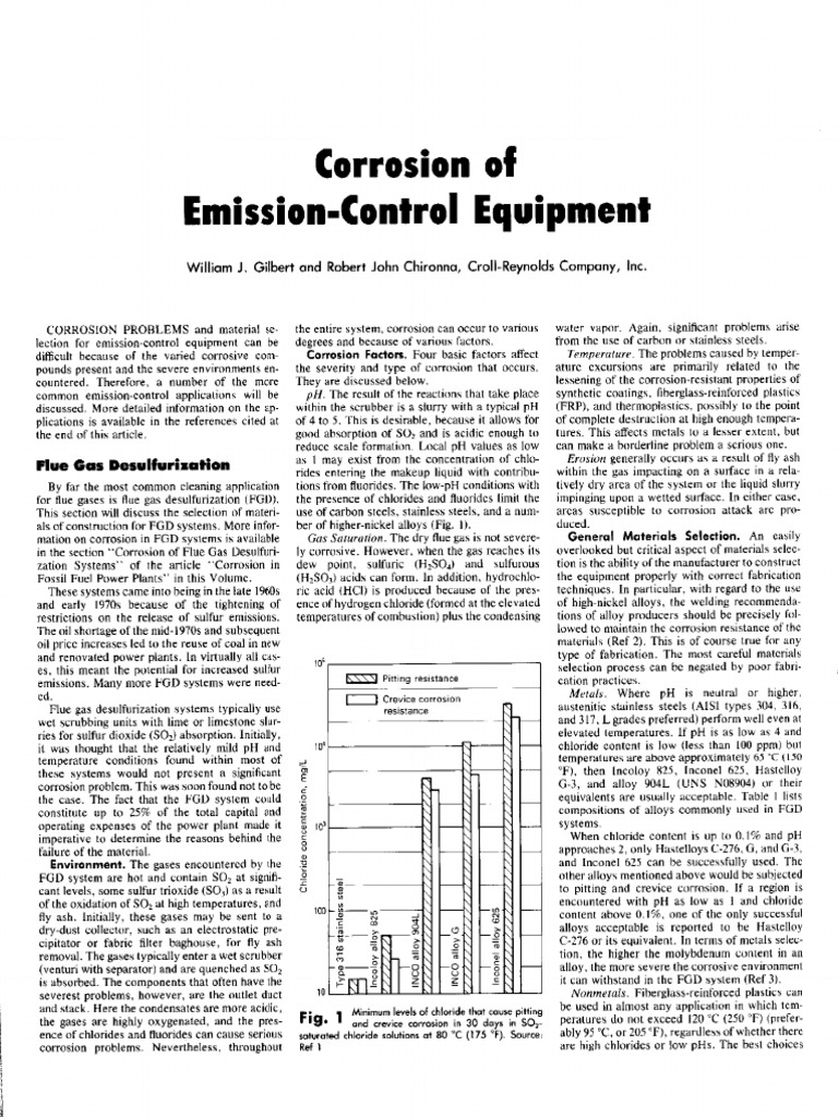 ASM Corrosion of Emission Control Equipment | PDF