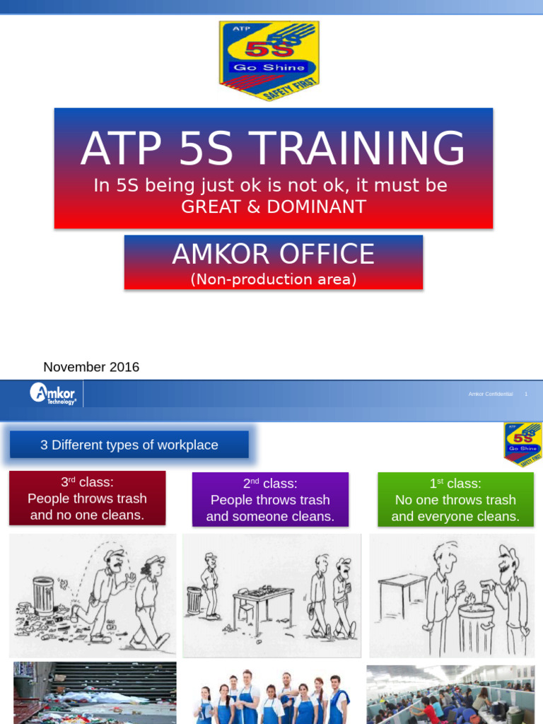 5S Office Training Materials | PDF | Business