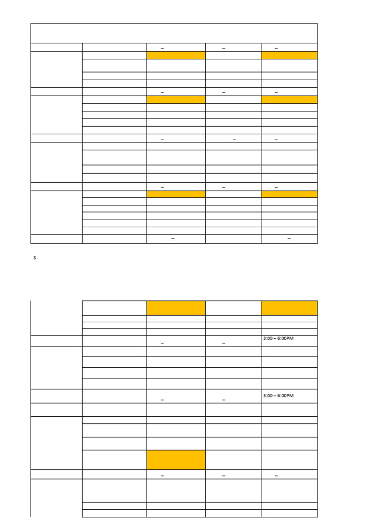 Faculty of Computing Second Semester - Timetable - 2023 - 2024 - STDTS | PDF | Academic Term